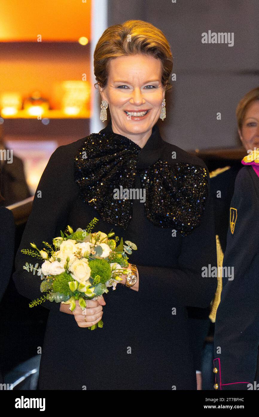 Brussels, Belgium. 14th Nov, 2023. Queen Mathilde of Belgium at the Annual Gala Concert before ...