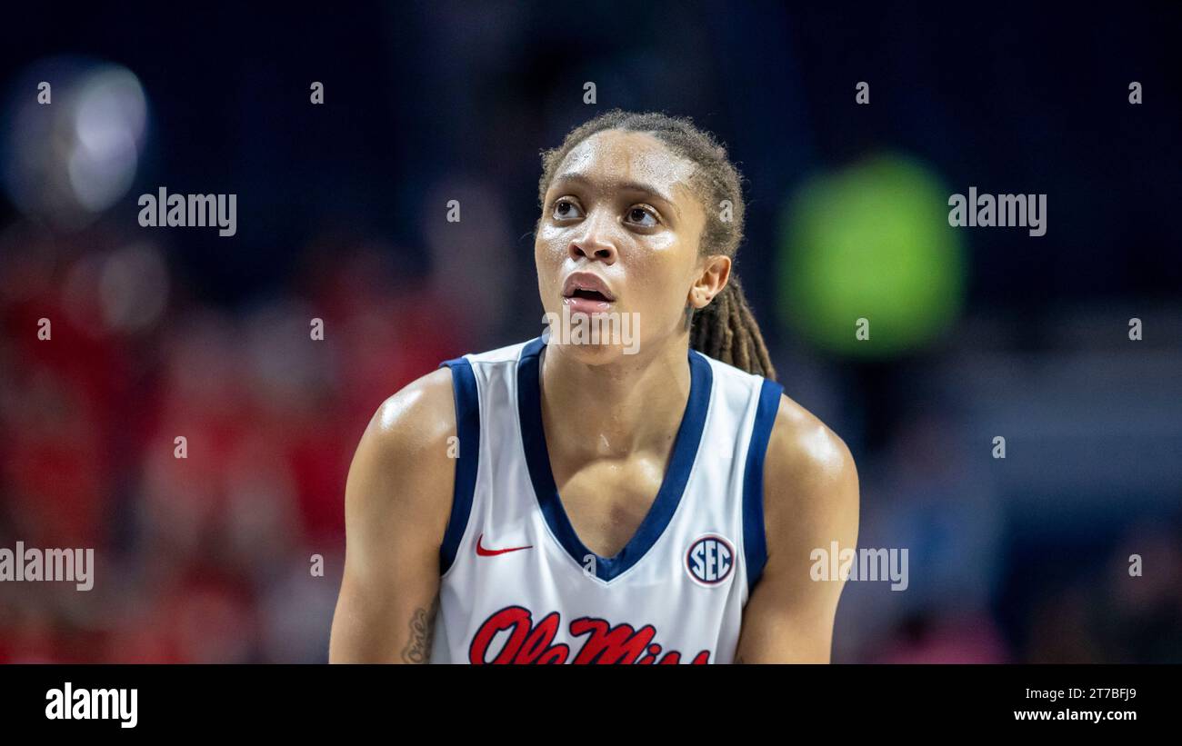 Mississippi forward Madison Scott (24) during an NCAA basketball game ...