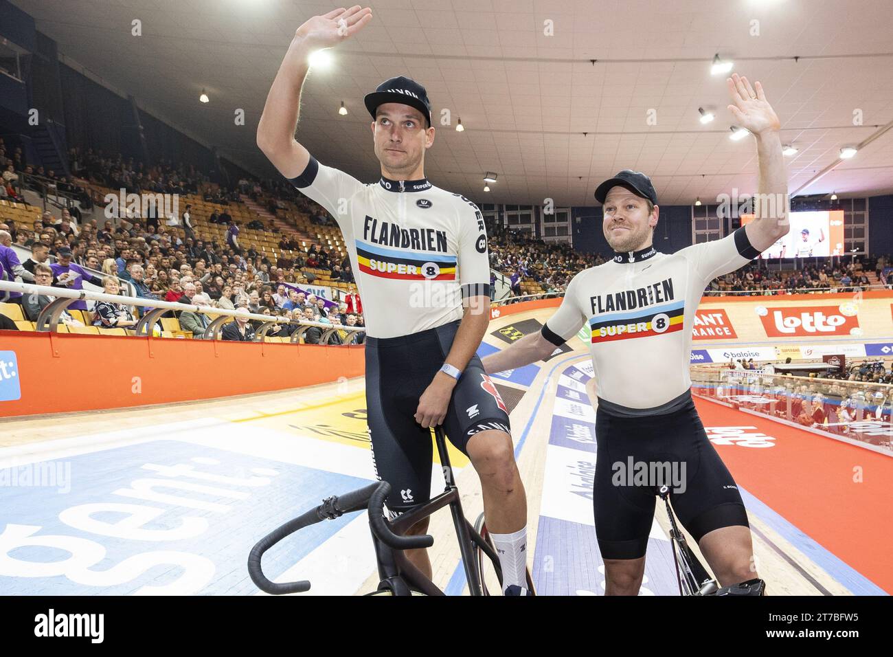 Gent, Belgium. 14th Nov, 2023. Danish Lasse Norman Hansen and Belgian ...