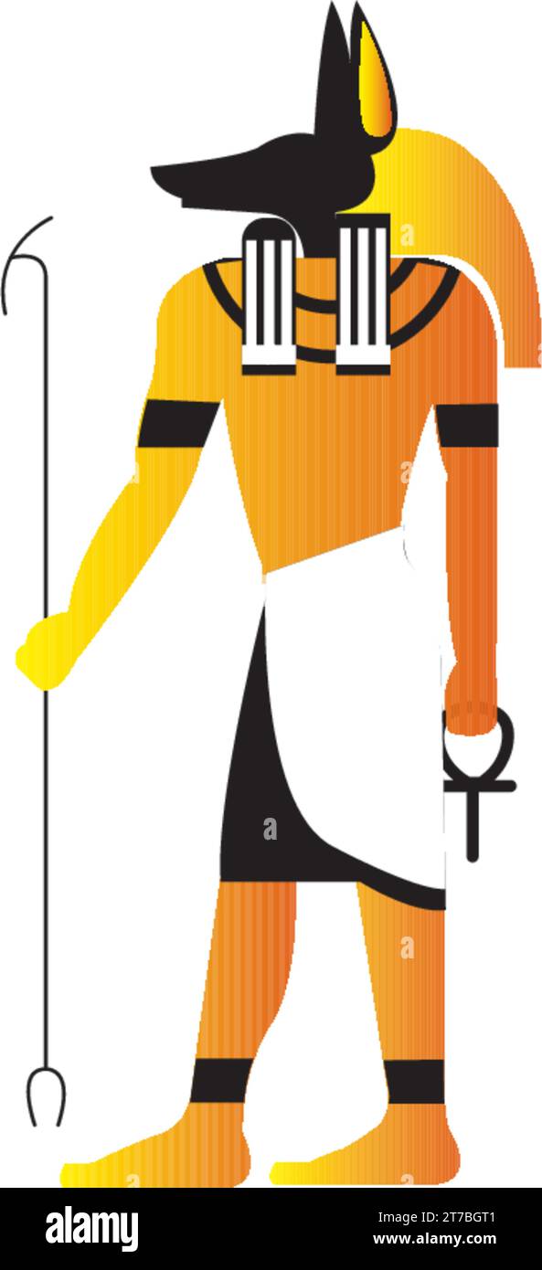 Isolated colored egypt god statue icon Vector Stock Vector Image & Art ...