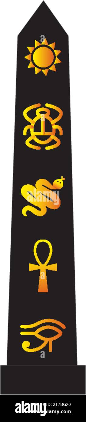 Isolated colored egypt obelisk icon Vector Stock Vector Image & Art - Alamy