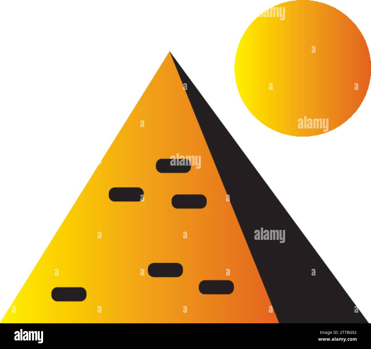 Isolated colored egypt pyramid icon Vector Stock Vector Image & Art - Alamy