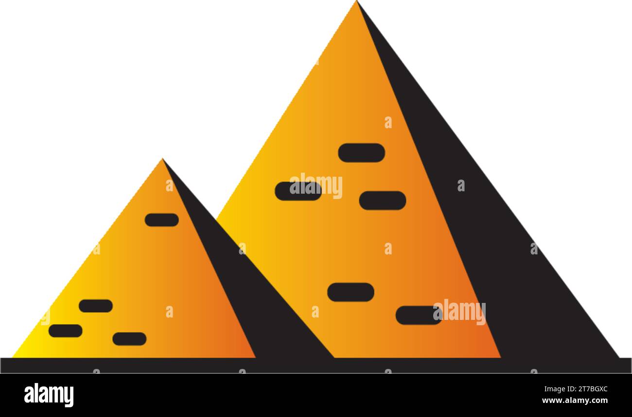 Pyramid egypt isolated icon Stock Vector Images - Alamy