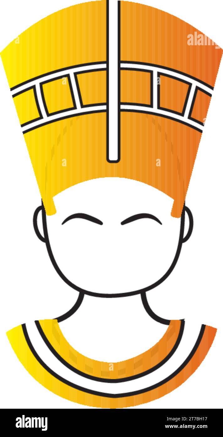 Isolated colored egypt pharaoh icon Vector Stock Vector Image & Art - Alamy