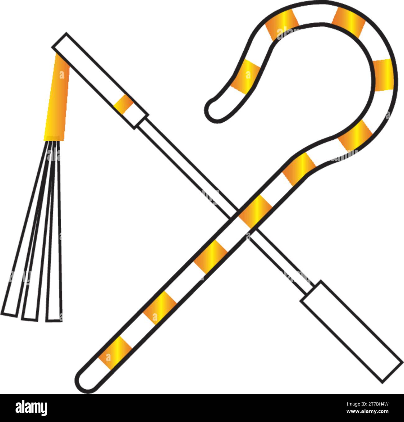 Isolated colored pharaoh cane symbol Vector Stock Vector Image & Art ...