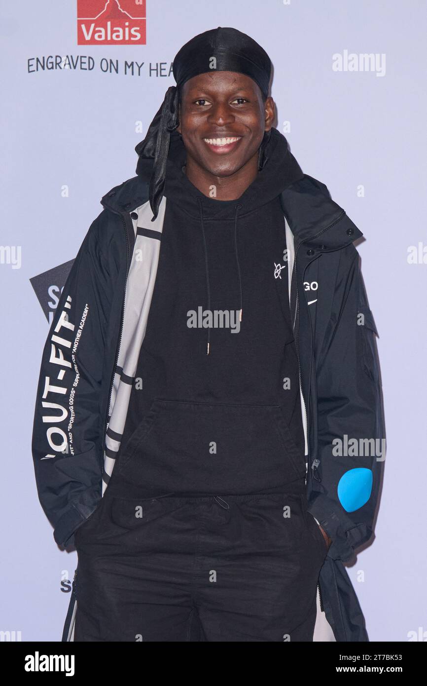 London, UK . 14 November, 2023 . Toheeb Jimoh pictured at the SKATE at ...