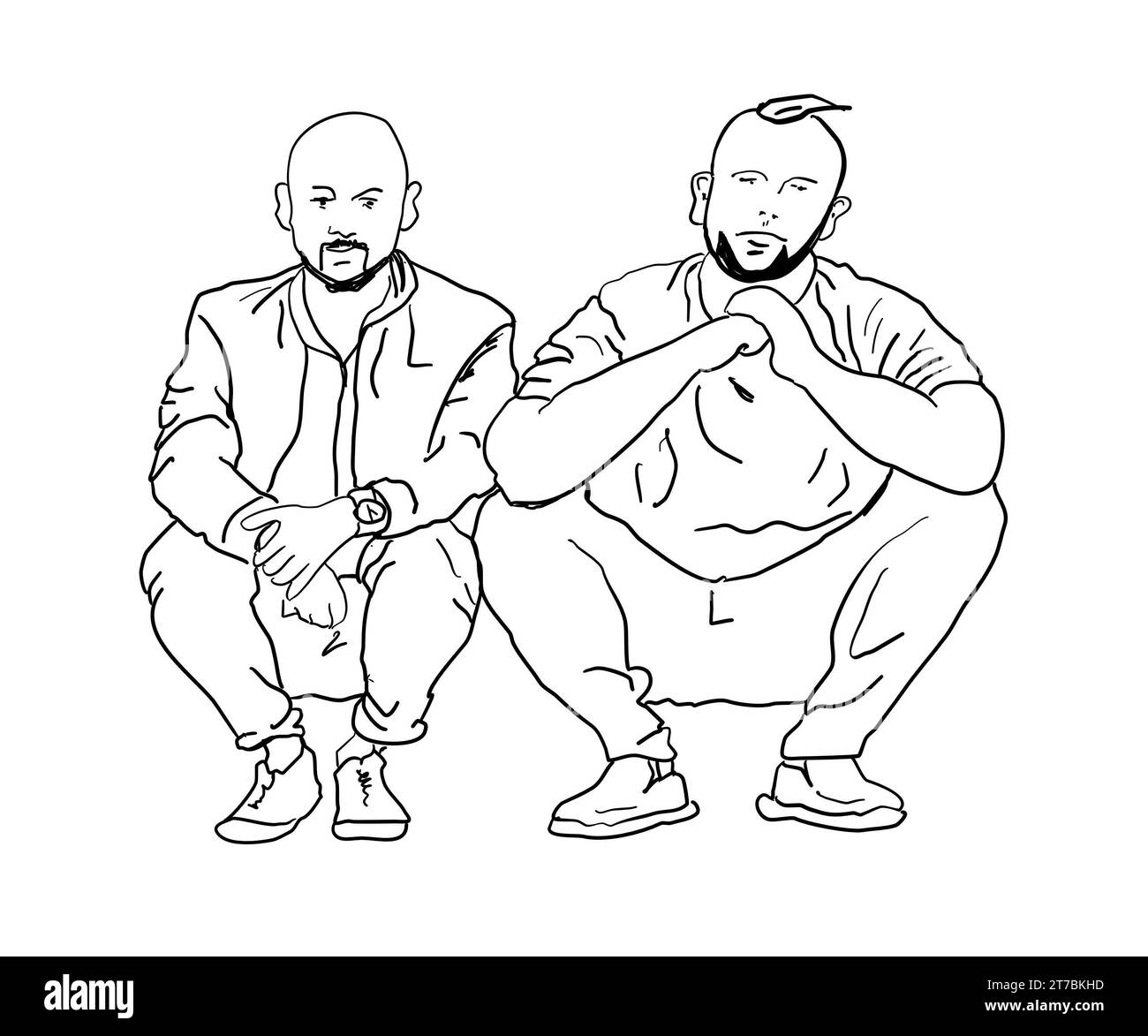 two people sit and wait Stock Photo - Alamy