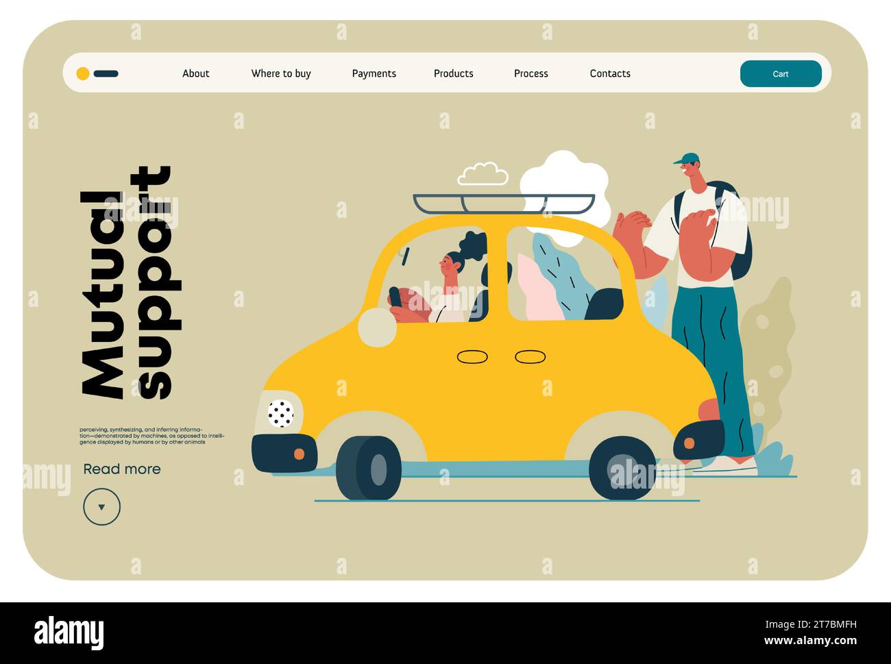 Reciprocal assistance Cut Out Stock Images & Pictures - Alamy