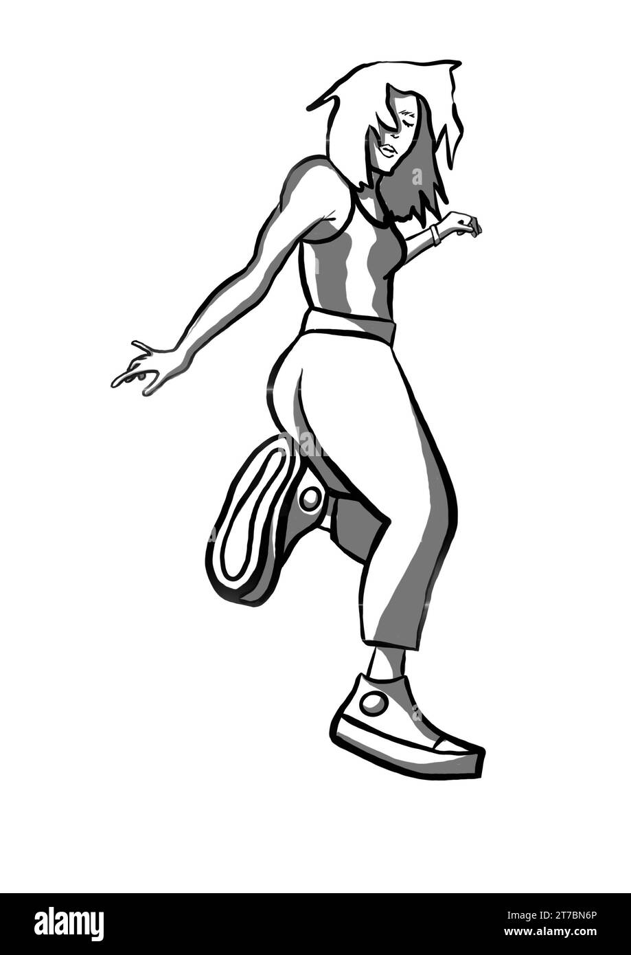 Dancing street party Cut Out Stock Images & Pictures - Alamy