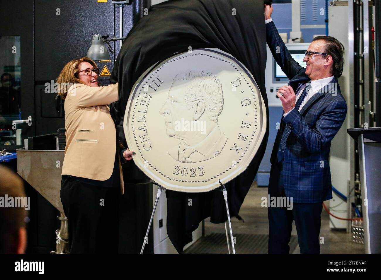Winnipeg, Canada. 14th Nov, 2023. Marie Lemay, President and CEO of the ...