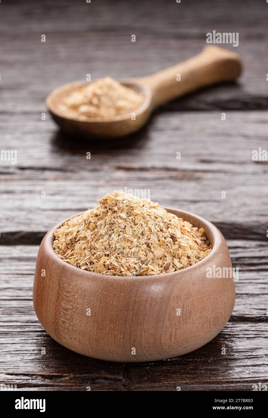 Food powder based on soy fiber with psyllium Stock Photo - Alamy
