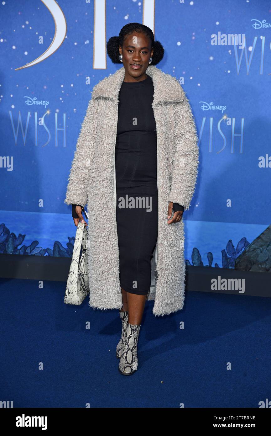 Ivy Quainoo bei Premiere des neuen Disney-Films WISH im Zoo Palast in ...