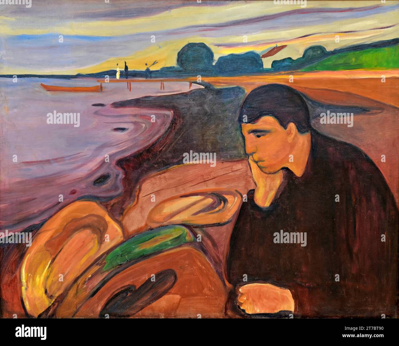 Munch emotional artwork hi-res stock photography and images - Alamy