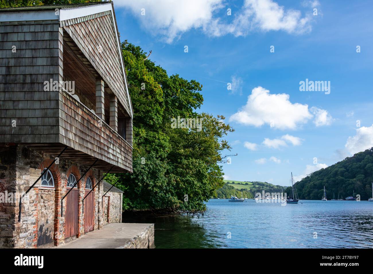 Greenway boathouse devon hi-res stock photography and images - Alamy