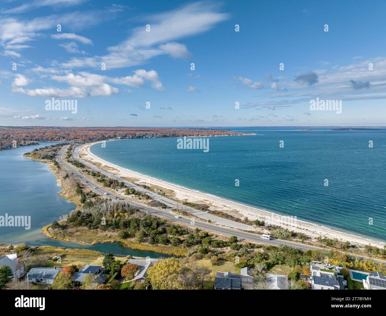 Aerial view expansive bay hi-res stock photography and images - Alamy