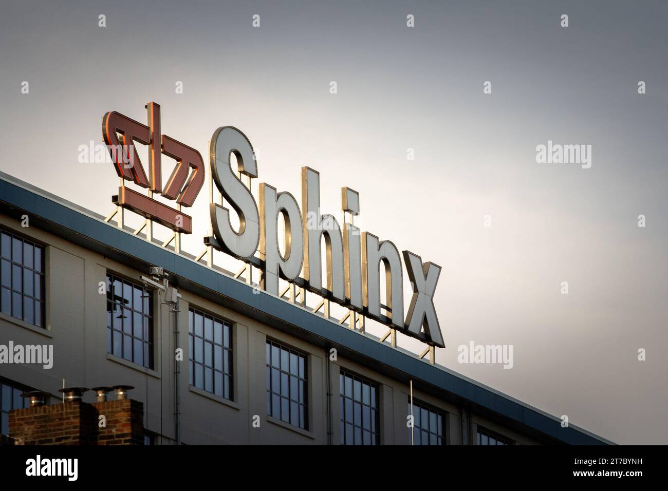Picture of a sign of Sphinx Sanitair on the Sphinxkwartier main ...