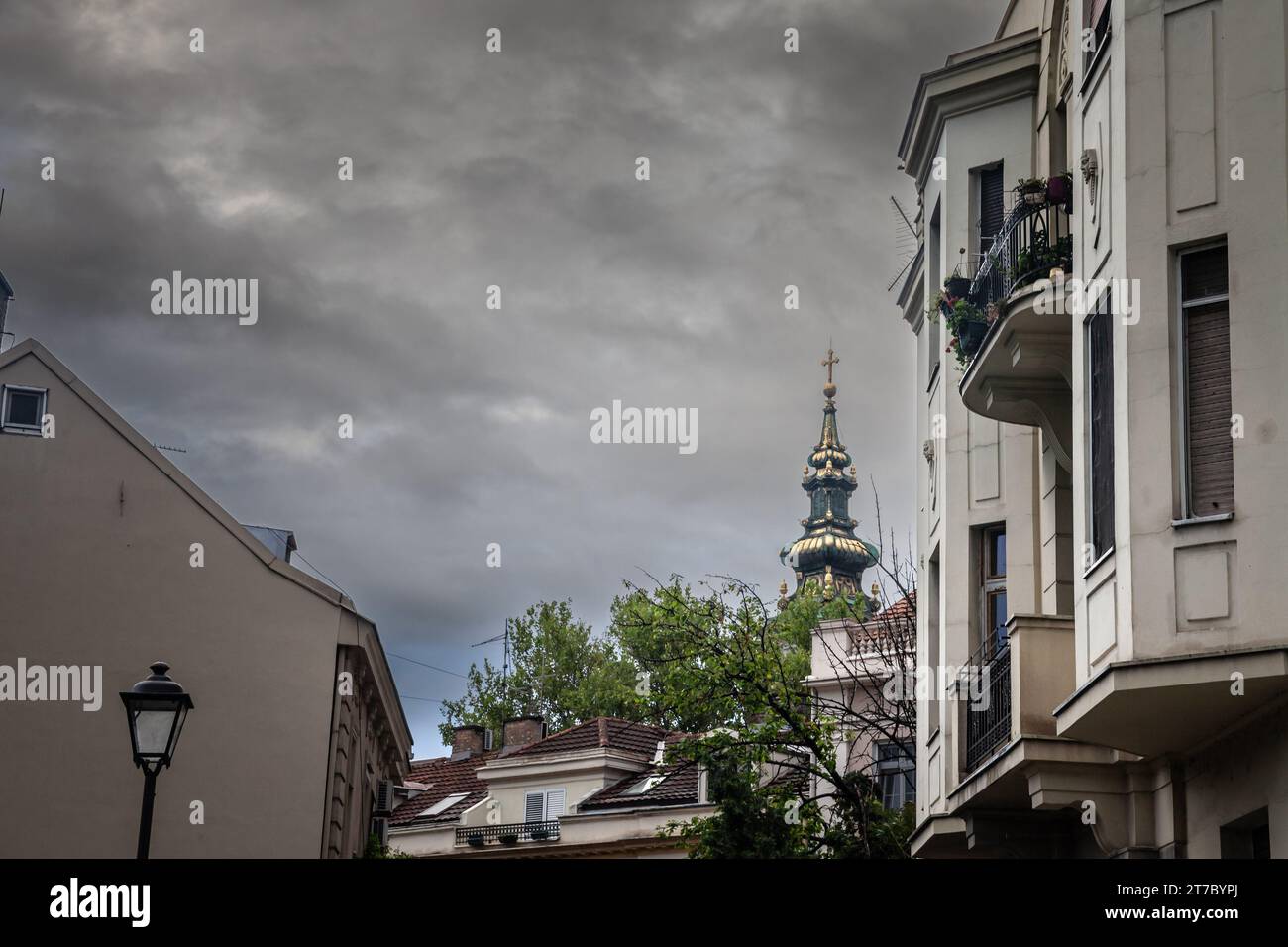 Picture of the Belgrade Cathedral, also known as Saborna Crkva, seen ...