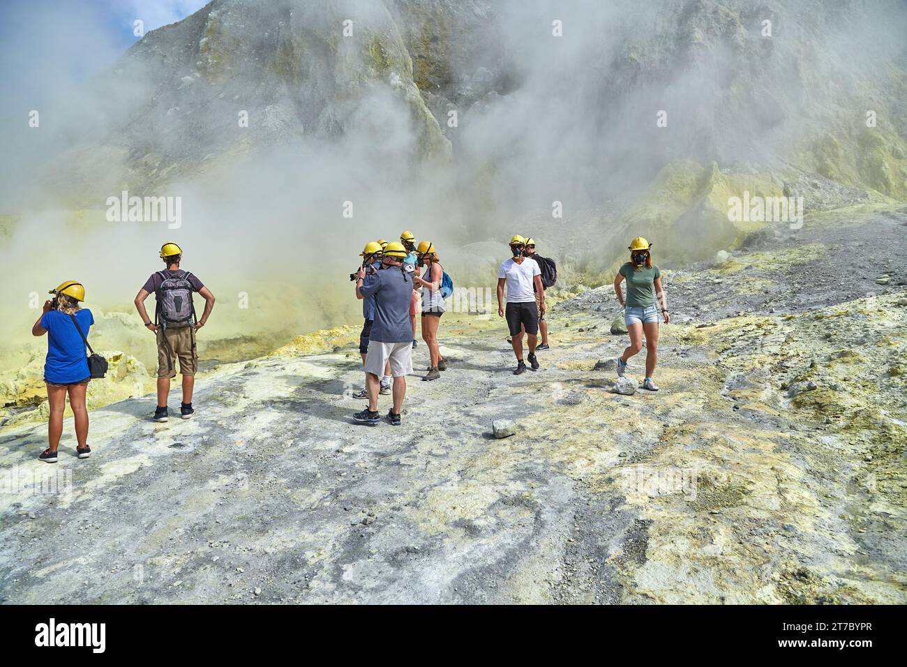 White Island Volcano Tour Stock Photo - Alamy