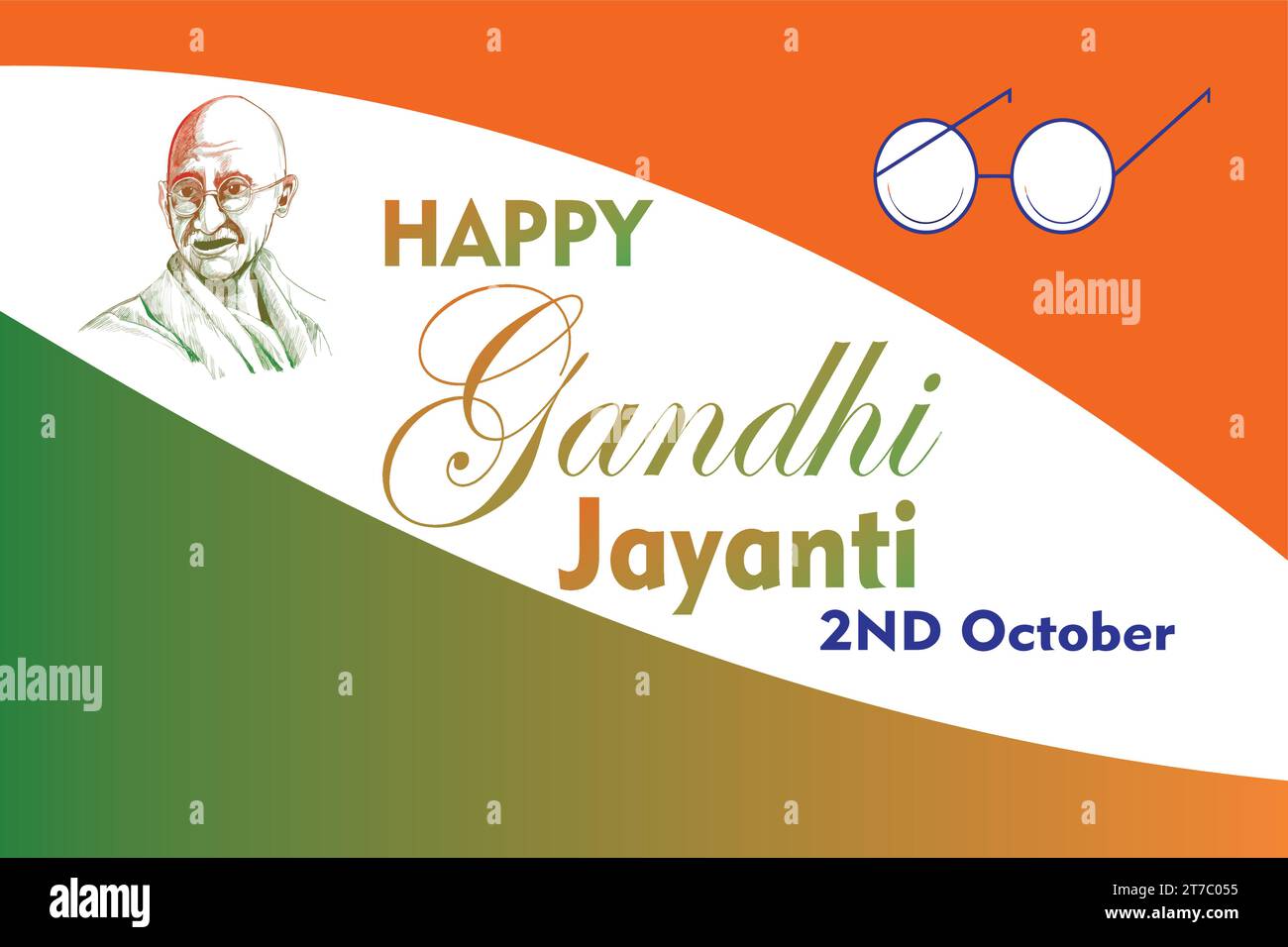 Happy Gandhi Jayanti 2nd October Stock Vector Image & Art - Alamy
