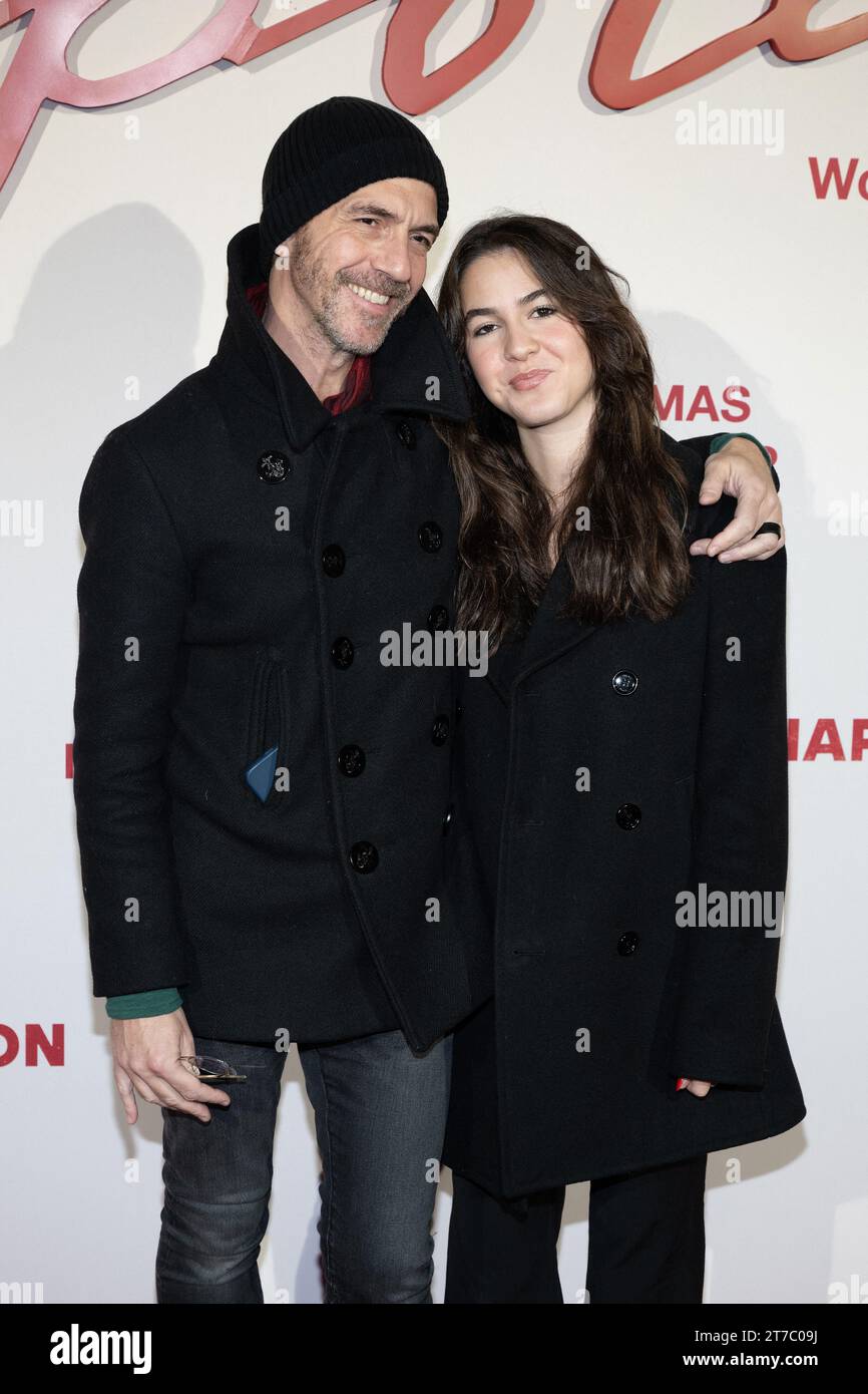 Paris, France. 15th Nov, 2023. Calogero and daughter Romy Maurici ...