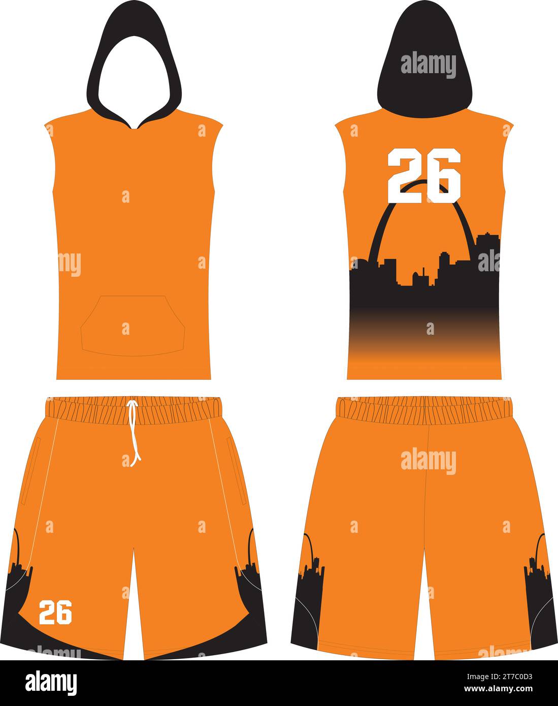 Sublimation Hoodie Mock ups Stock Vector Image & Art - Alamy