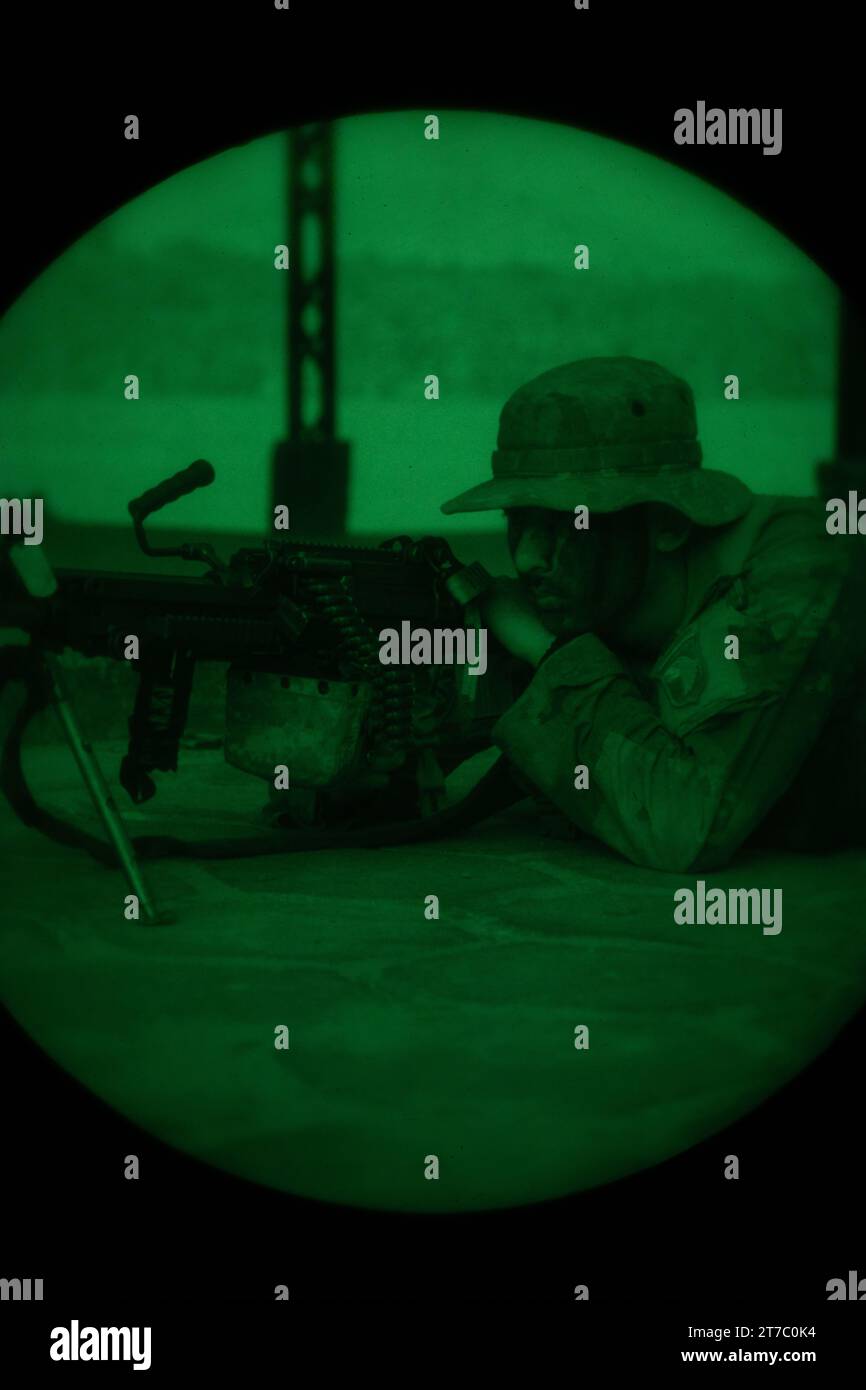 U.S. Army Spc. Brian Lopez, an infantryman assigned to Charlie Company ...