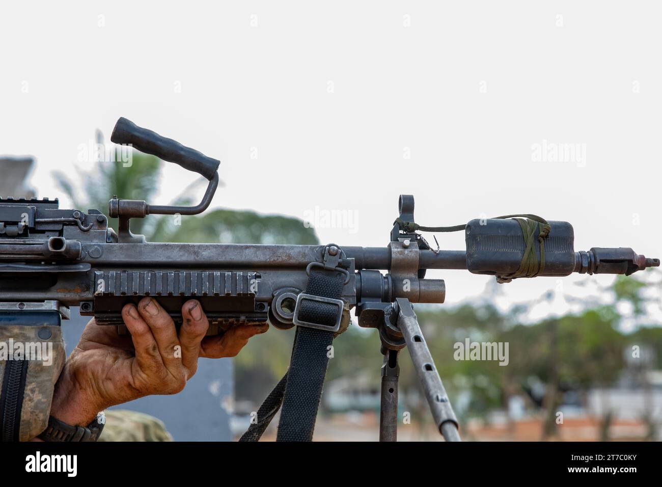 U.S. Army Pfc. Bryce Allen, an infantryman assigned to Charlie Company ...