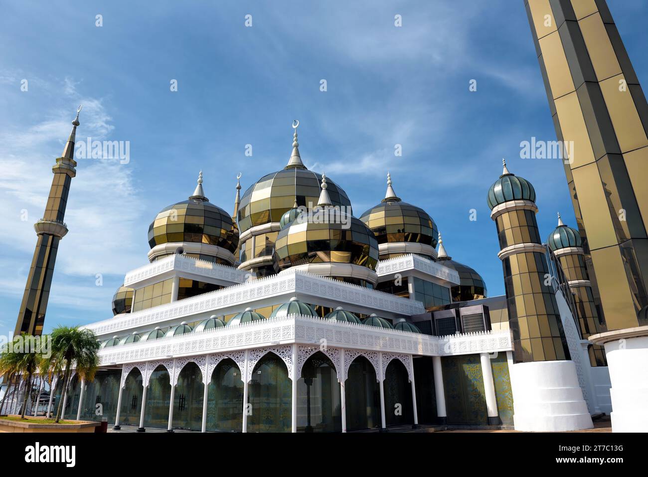Crystal Mosque, Terengganu, Malaysia - A grand structure made of steel ...