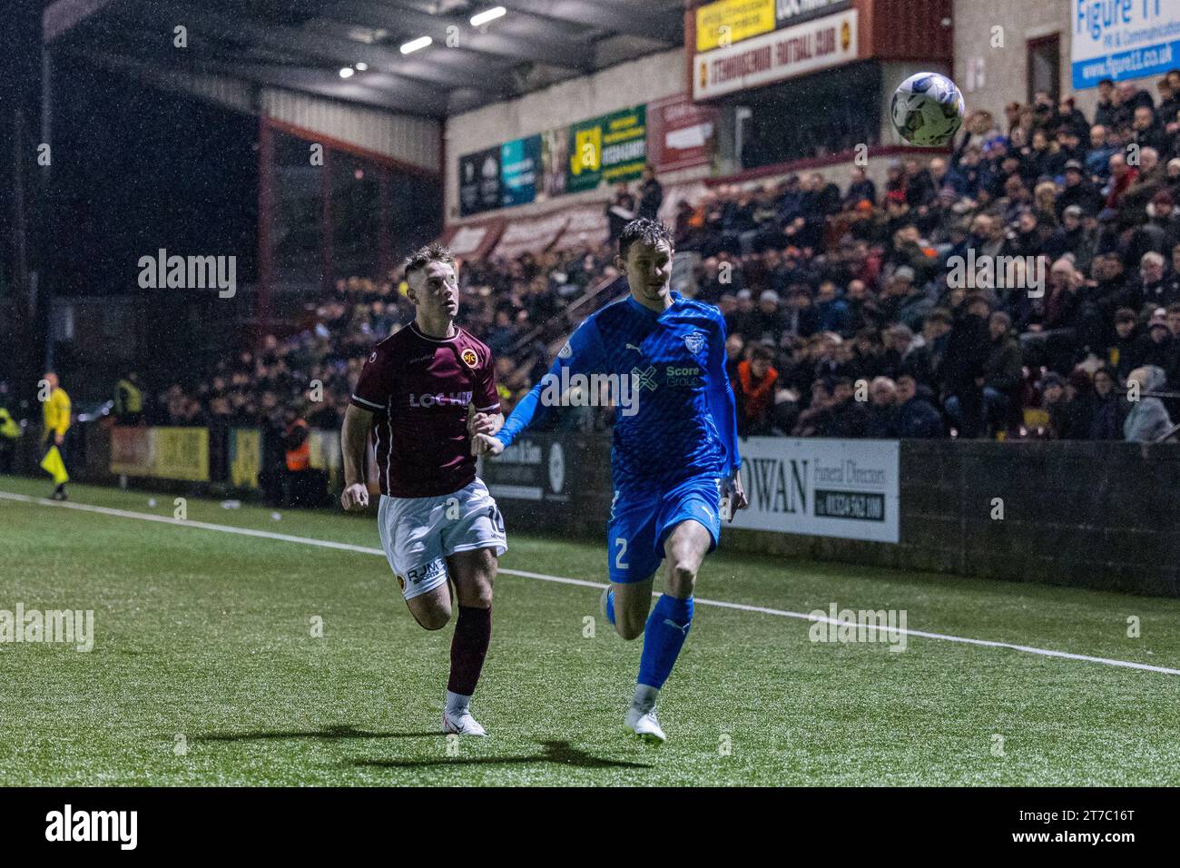 Stenhousemuir, Scotland. 14 November 2023. Matty Yates (10 ...