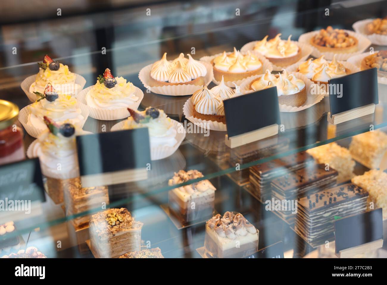 Cafe desserts counter hi-res stock photography and images - Alamy