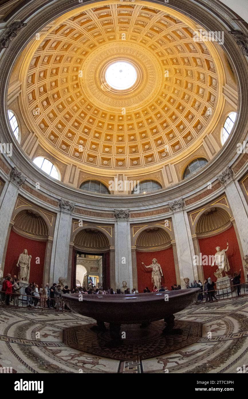 Nero's wife's bathtub, Vatican Museum, Rome, Italy Stock Photo - Alamy