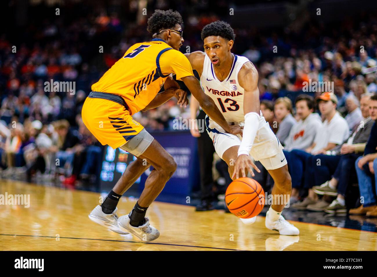 November 14, 2023: North Carolina A&T Aggies forward Evan Joyner (5 ...
