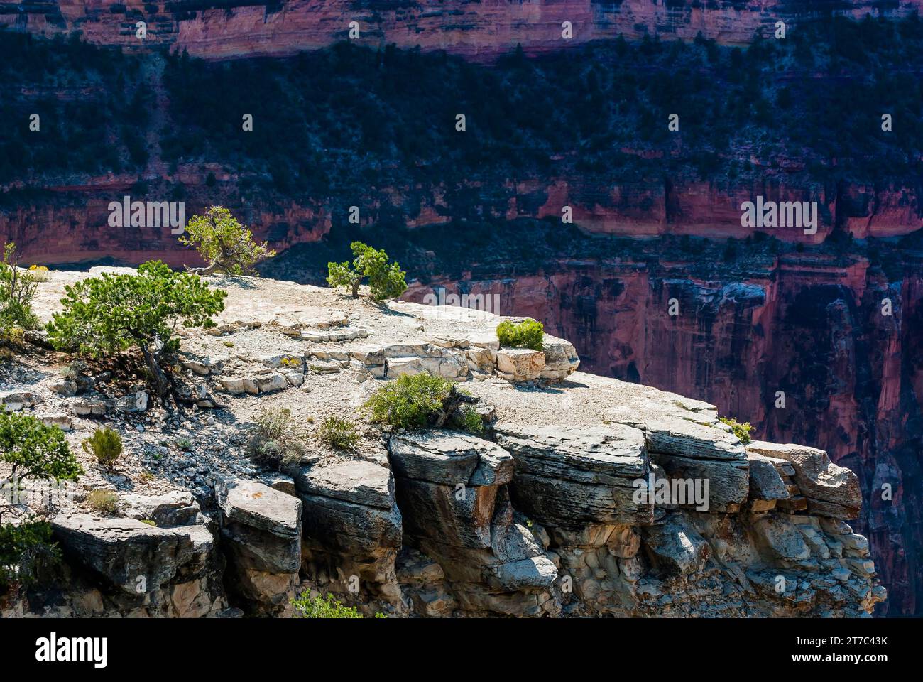 Plateau, Hermits rest route, Grand Canyon National Park, South Rim ...