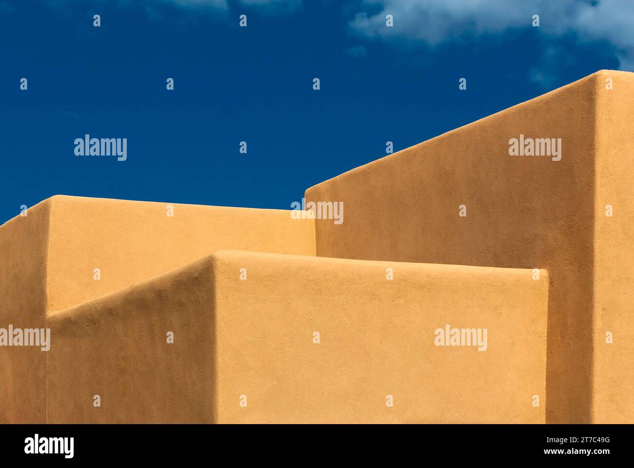 House, adobe style, adobe plaster, cubic, form design, alternative ...