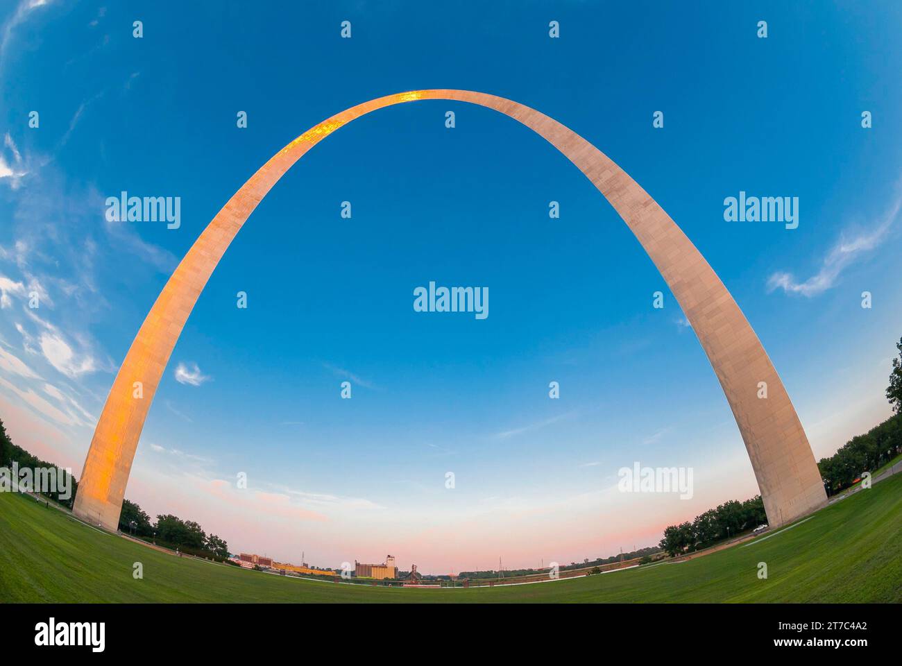 Gateway arch, gateway of the west, landmark, arch, architecture, sunset ...