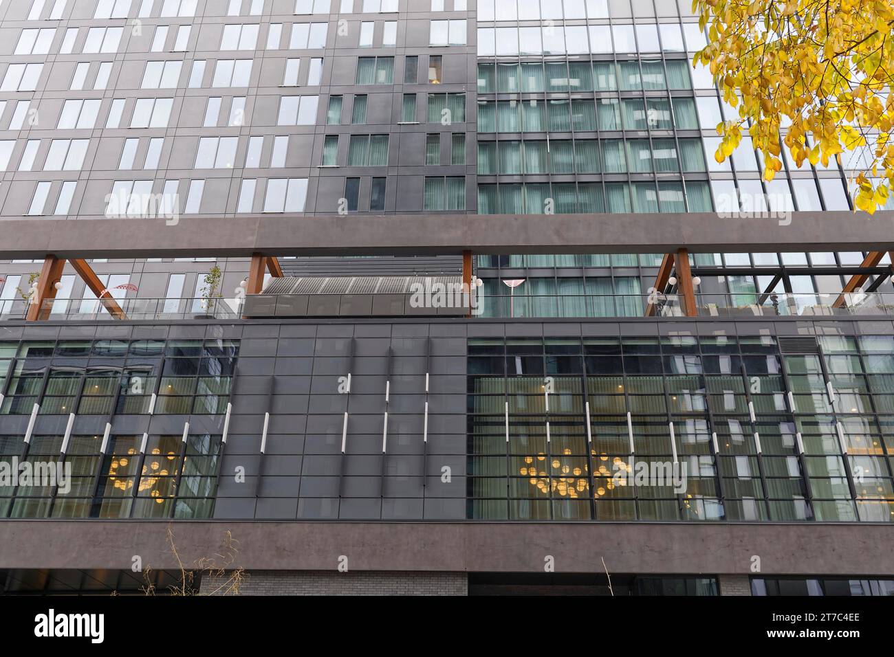 Architecture, modern building, Montreal, Province of Quebec, Canada ...