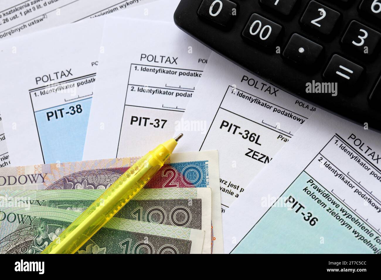 Declaration of the amount of earned income or incurred loss, PIT-36 ...