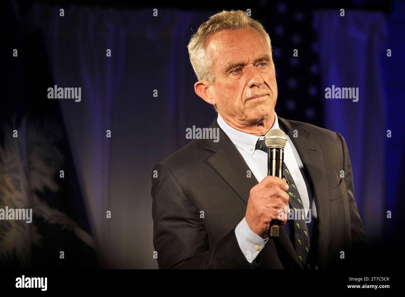 Independent presidential candidate Robert F. Kennedy Jr. speaks during ...