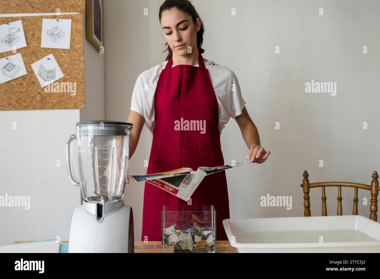 Tearing paper hi-res stock photography and images - Alamy