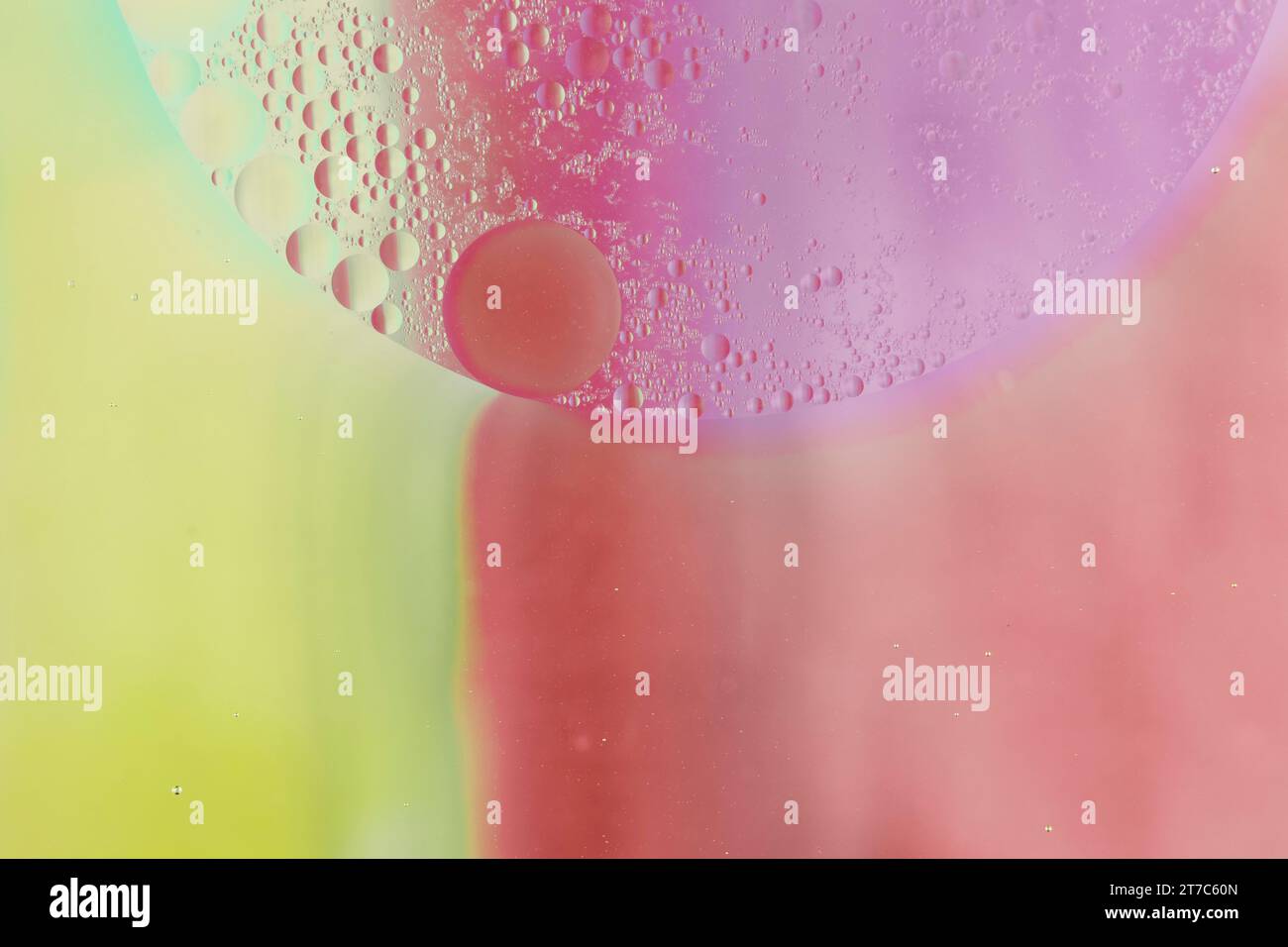 Bubbles semi circle shape colorful background Stock Photo - Alamy