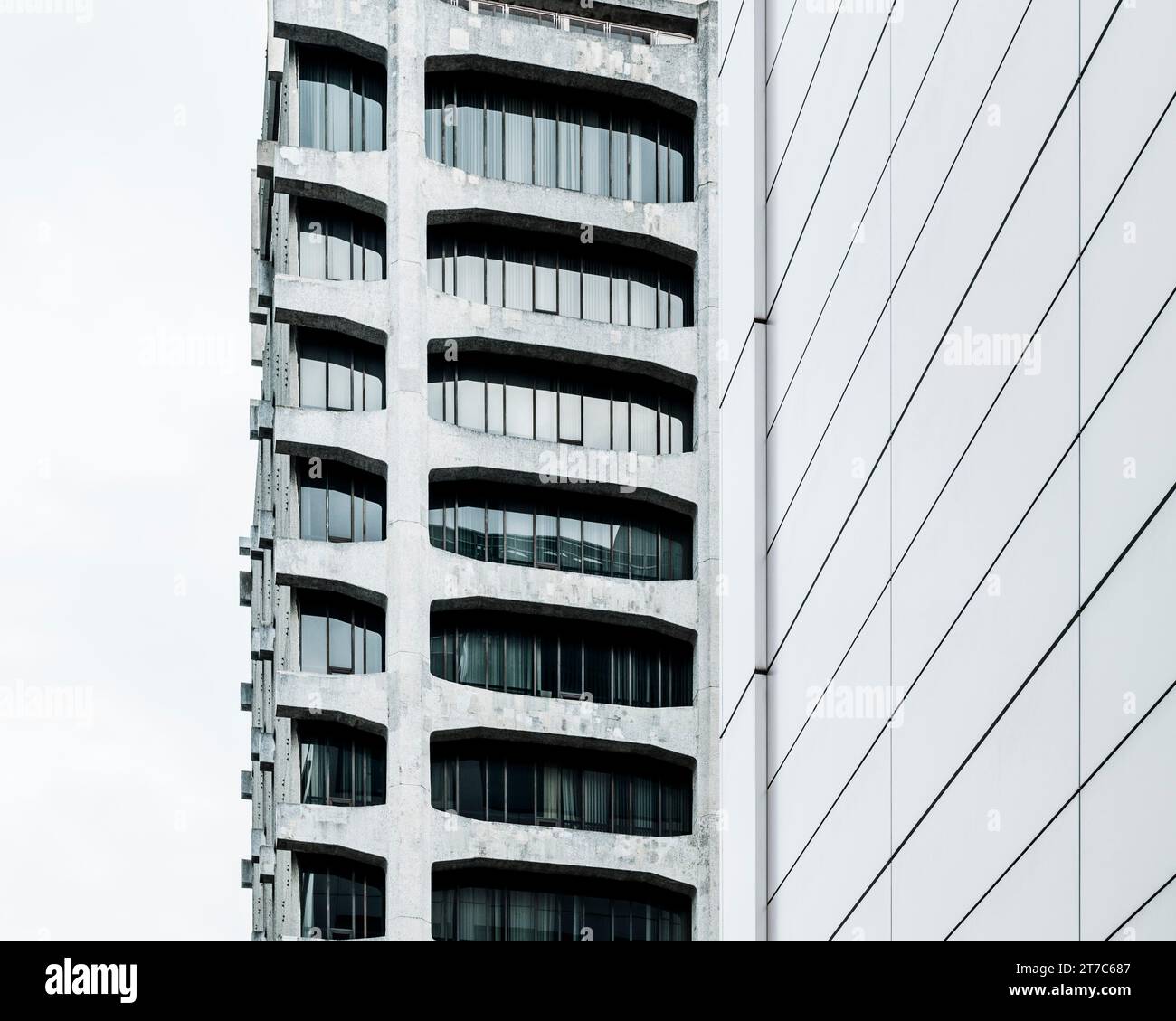 Close up view modern skyscrapers office buildings Stock Photo - Alamy