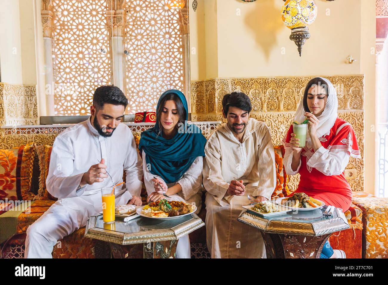 Young happy muslim couple hi-res stock photography and images - Alamy