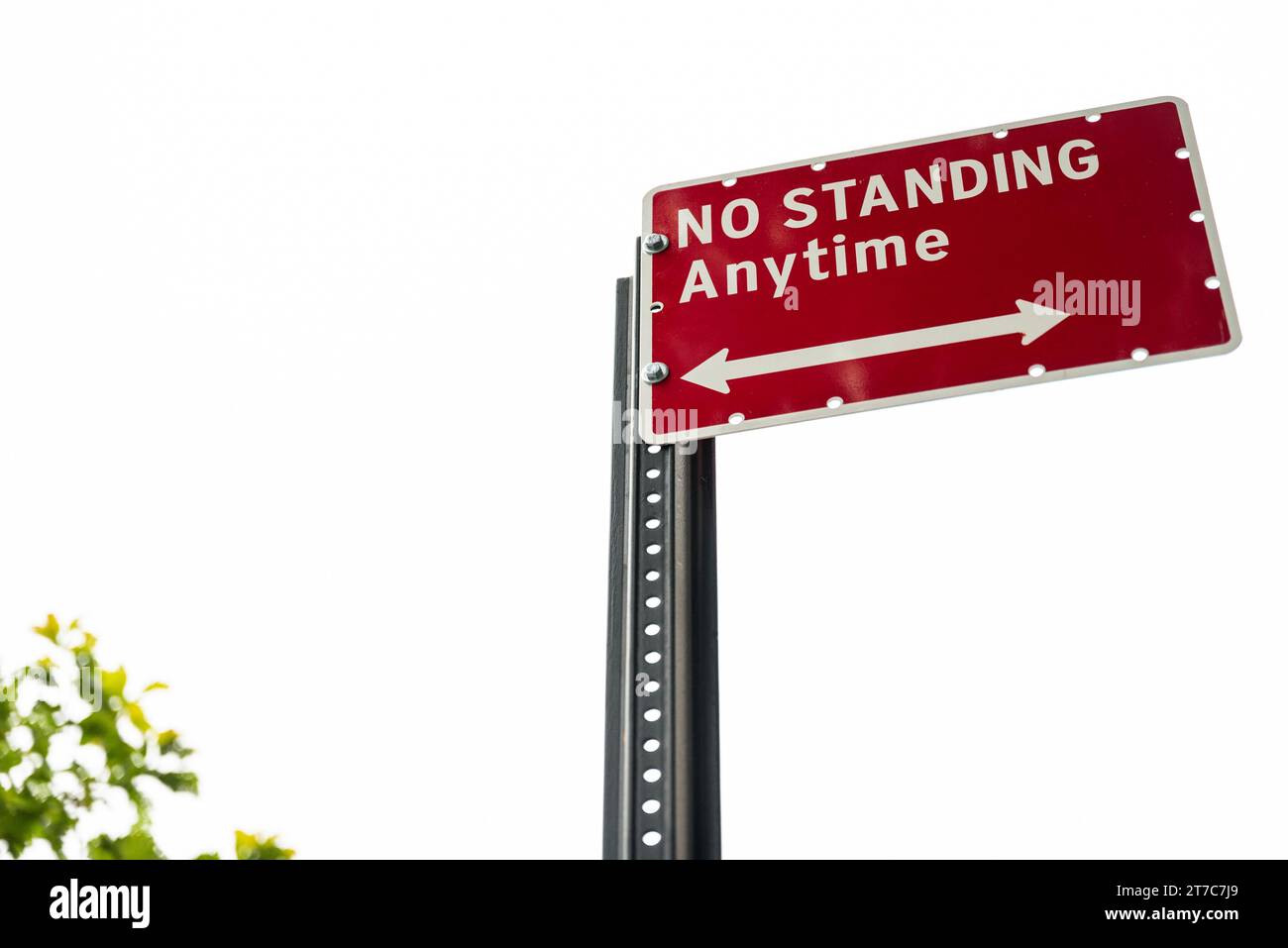 American no standing sign hi-res stock photography and images - Alamy