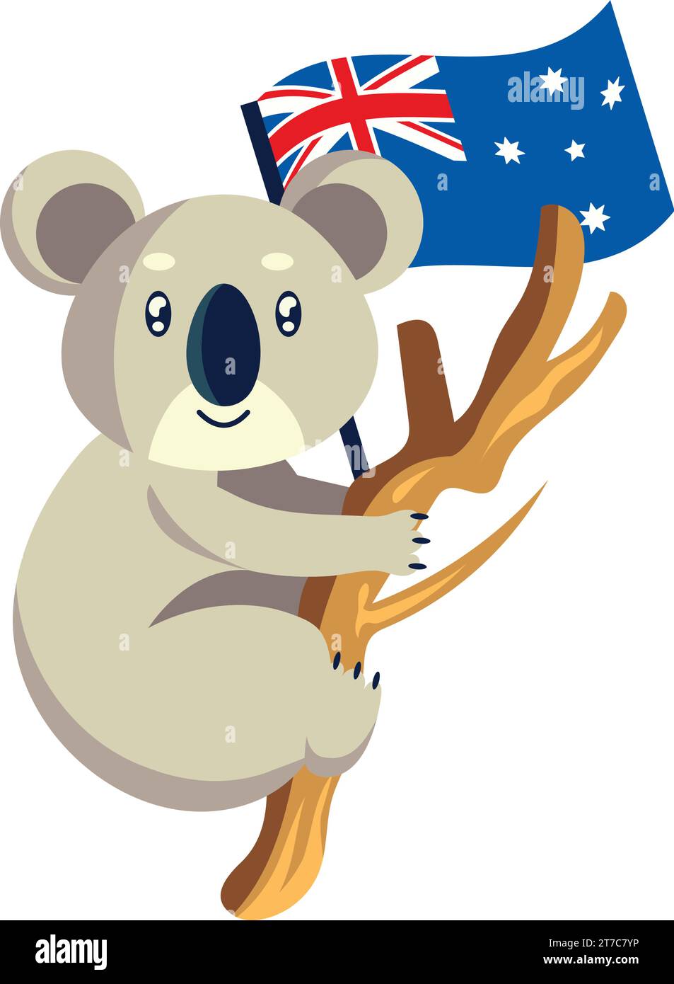 Australia flag koala Cut Out Stock Images & Pictures - Alamy
