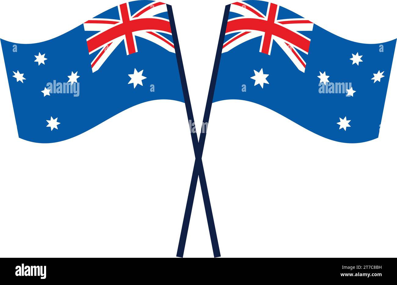 Flags australia day Cut Out Stock Images & Pictures - Alamy