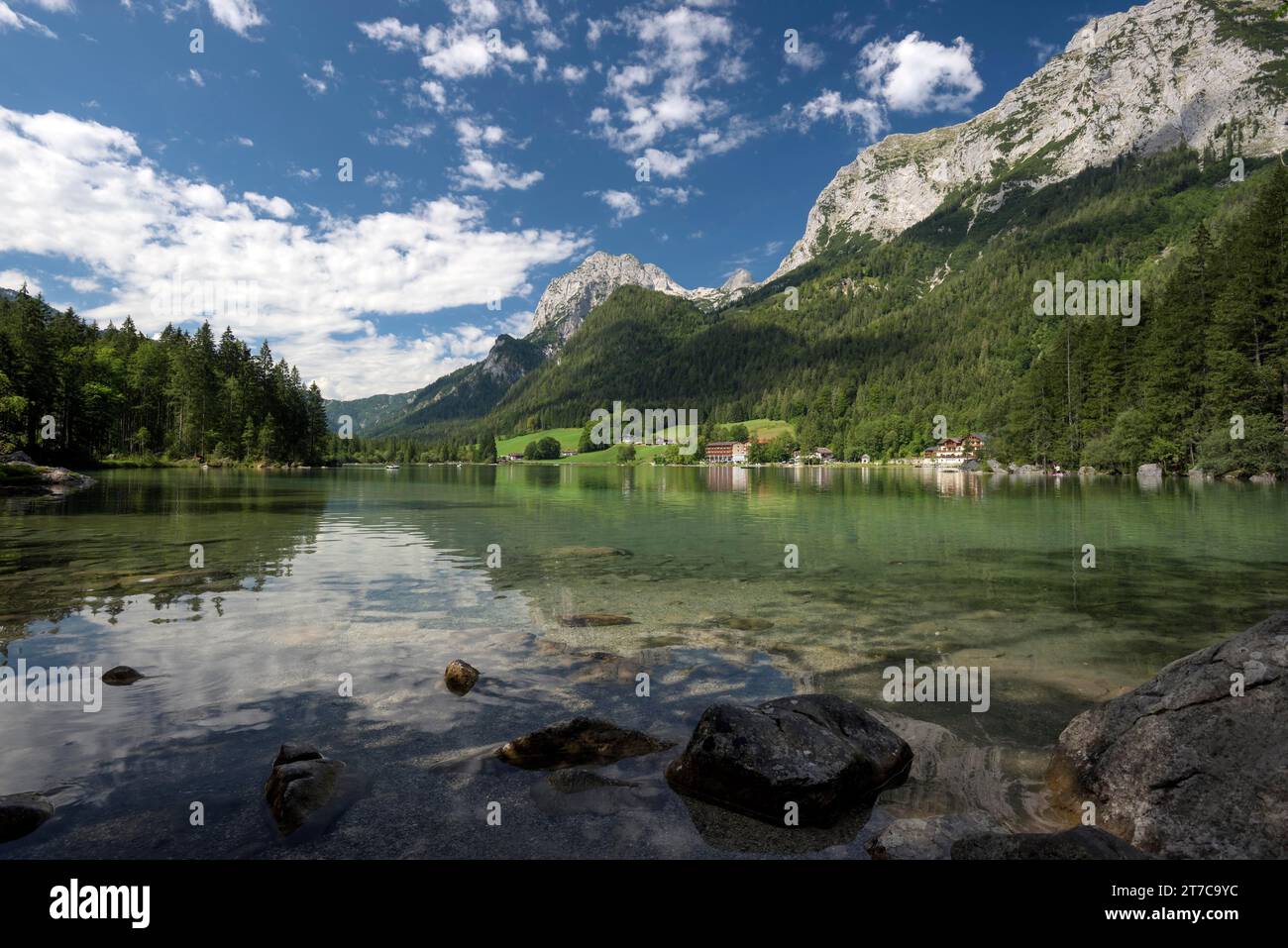 Hintersee, Ramsau, Berchtesgaden National Park, Berchtesgadener Land ...