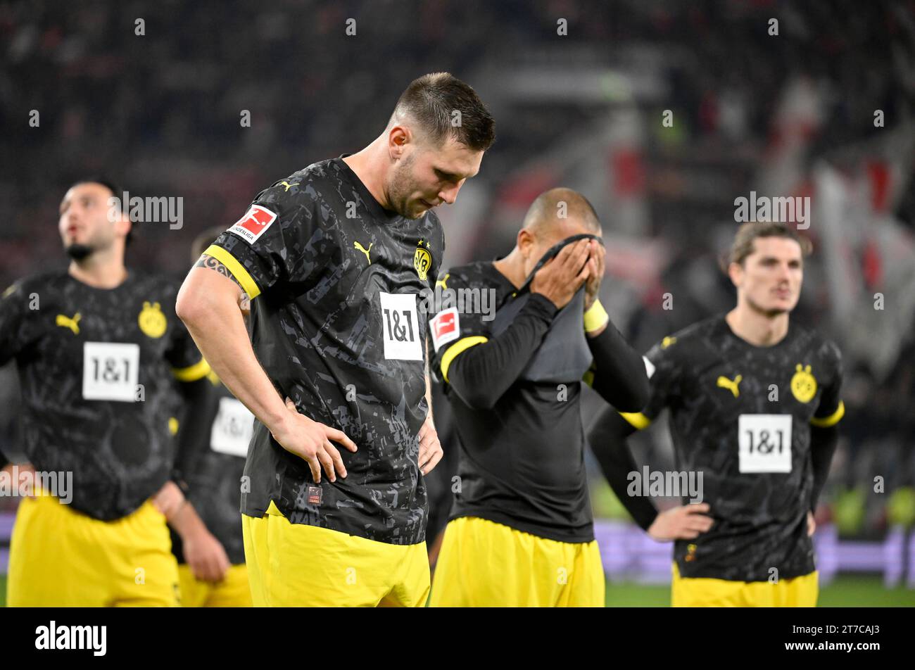 Disappointment after losing the match at Niklas Suele Borussia Dortmund ...