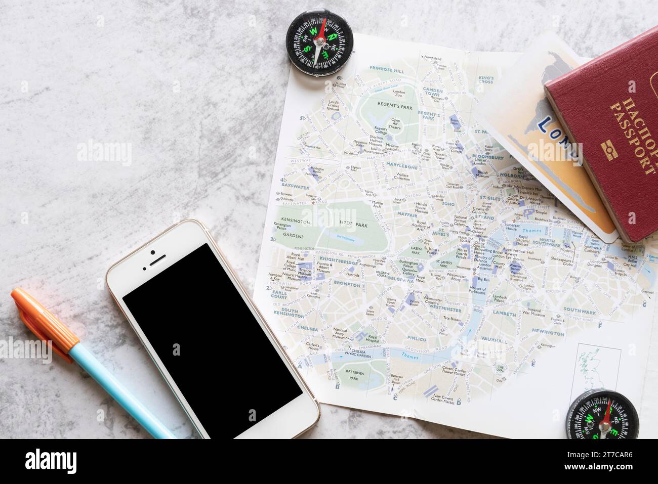 Travel sunglasses vintage map hi-res stock photography and images - Alamy