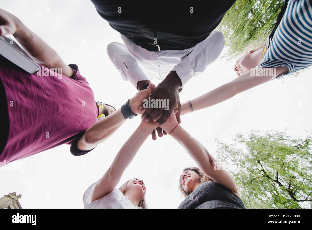 Group people holding hands together Stock Photo - Alamy Group people holding hands together Stock Photo - Alamy
