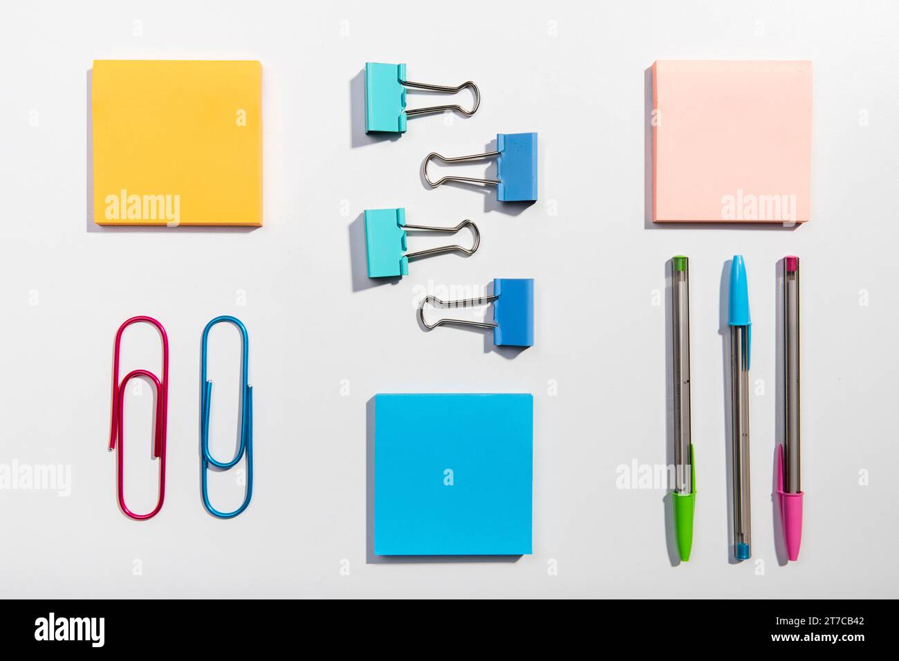 Notes with clips hi-res stock photography and images - Alamy